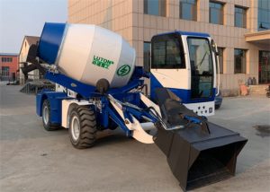 Self Loading Concrete Mixer Truck