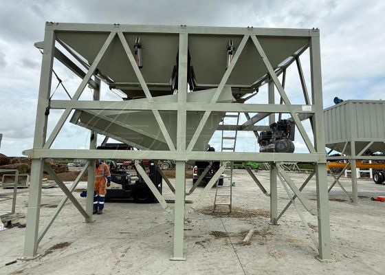 Small Portable Concrete Plant to New Zealand